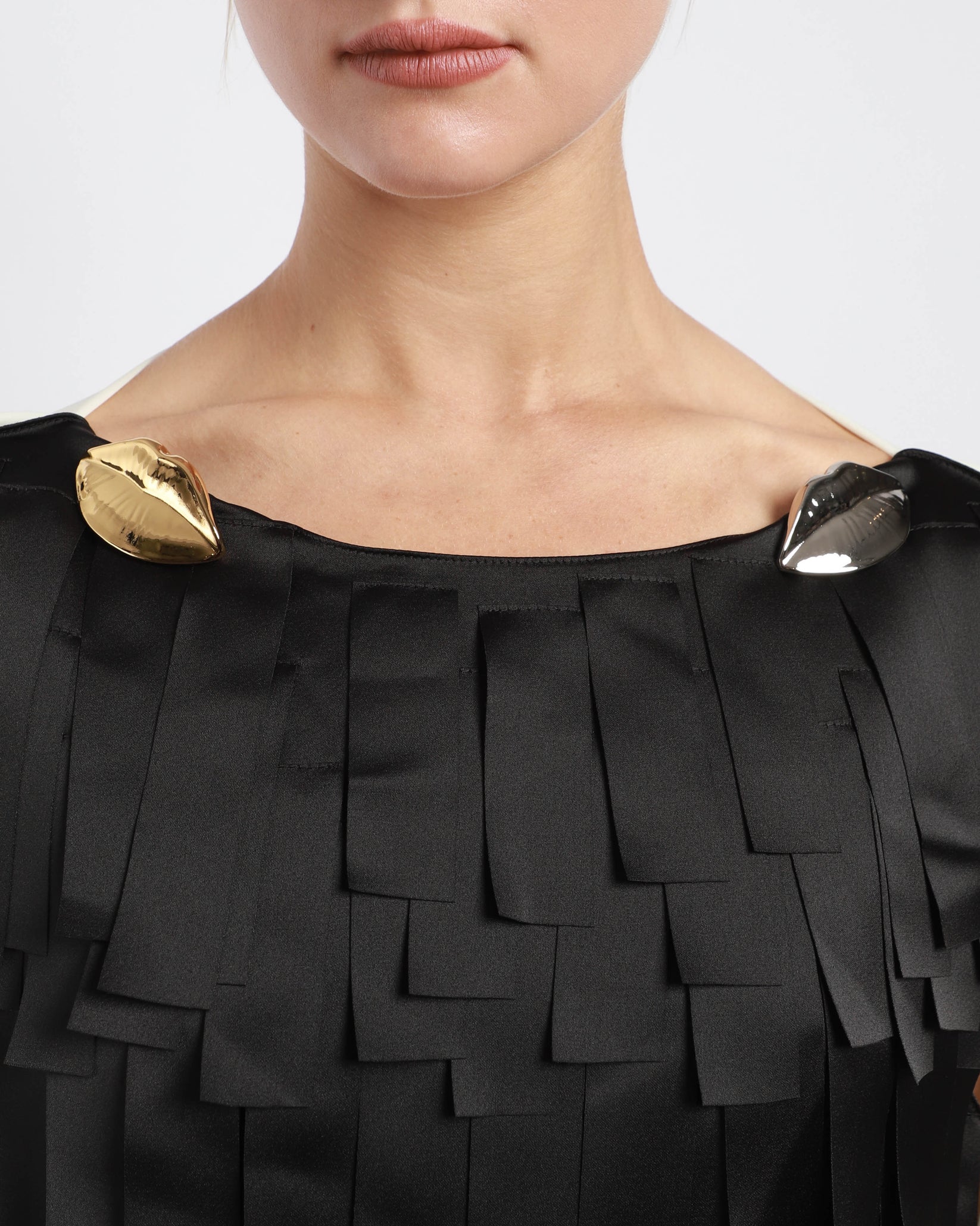 Awake Mode Metallic Lips Dress Online | Camargue Fashion Australia