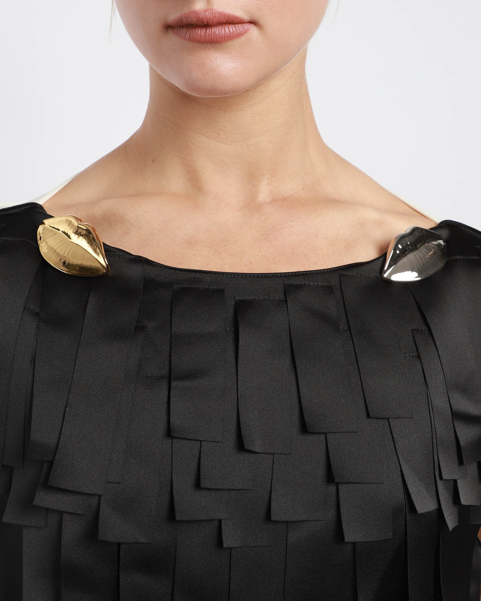 Awake Mode Metallic Lips Dress Online | Camargue Fashion Australia